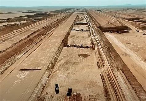 Así será The Line la ciudad del futuro que se construye en pleno