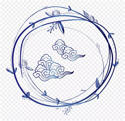 中国风祥云边框底纹PNG图片素材下载 图片编号oymxjgmq 免抠素材网