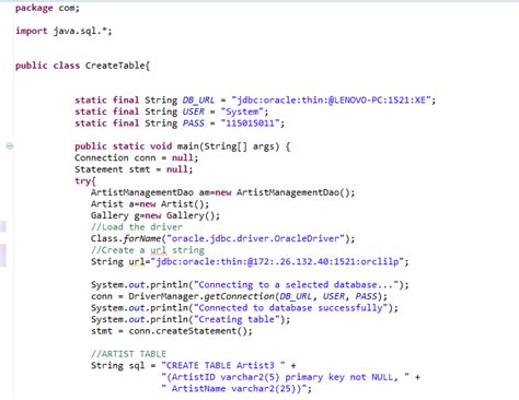 How To Creating A Database To Connect Databases In Java