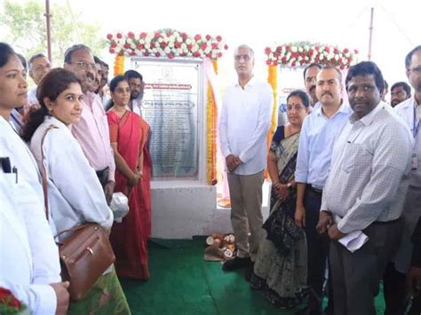 Telangana Harish Rao Lays Foundation For Ayurveda Hospital In Siddipet