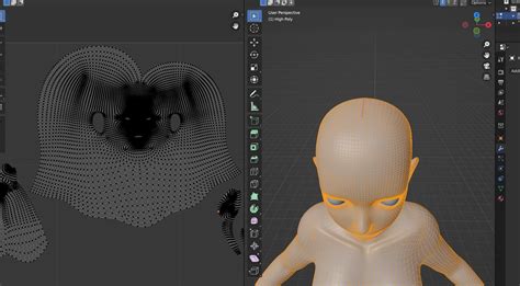 Symmetric Mesh But Asymmetric Unwrap Please Help Rblender