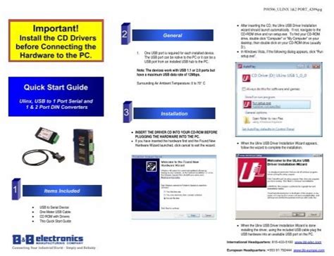 Ulinx Usb To 1 Port Serial And 1 And 2 Port Din Converters