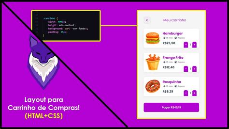 Do Zero Layout De Carrinho De Compras Com Html E Css Como Criar Um Carrinho De Compras Com