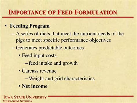 Ppt Feed Formulation And Manufacturing Lab Powerpoint Presentation Free Download Id 1579505