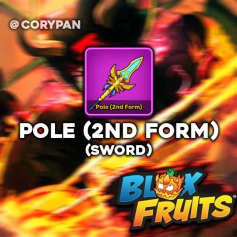Blox Fruits Boosting Pole 2nd Form Sword