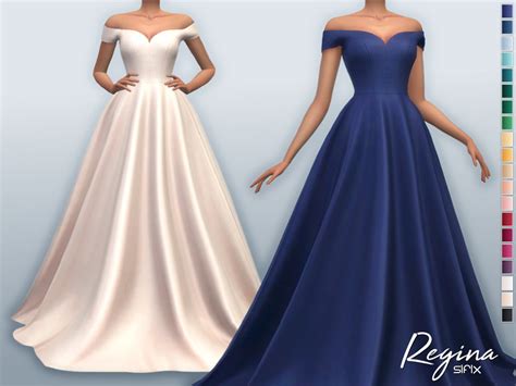 The Sims Resource The Perfect Night Slit Dress