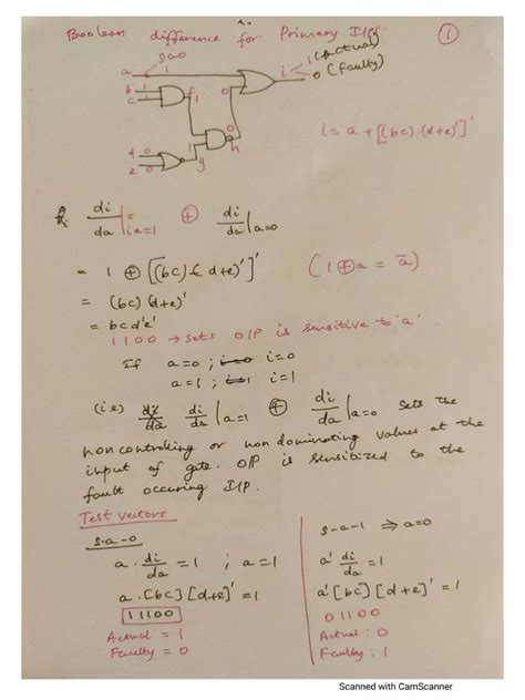 Boolean Difference Method Pdf