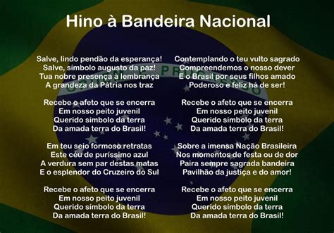 Painel Educativo Em Lona Hino A Bandeira Nacional Bandeira Do Brasil Textura X Cm