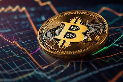 Bitcoin Surrounded By Floating Charts And Graphs Premium Ai Generated
