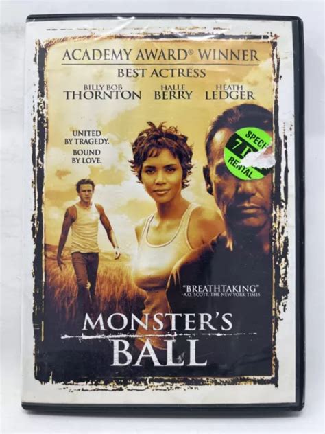 Monsters Ball Dvd 2001 Ex Rental Halle Berry Heath Ledger 868