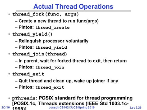 Cs162 Operating Systems And Systems Programming Lecture 5 Introduction