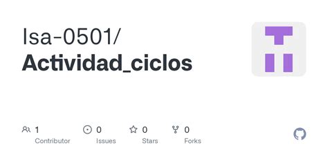 GitHub Isa 0501 Actividad Ciclos