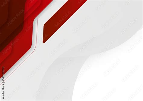 Simple Red And Black Abstract Presentation Background On White Background Stock Vector Adobe Stock