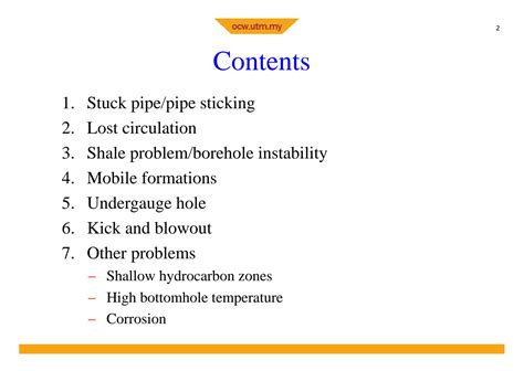Solution Chapter 4 Drilling Problems Utm Unlocked Studypool
