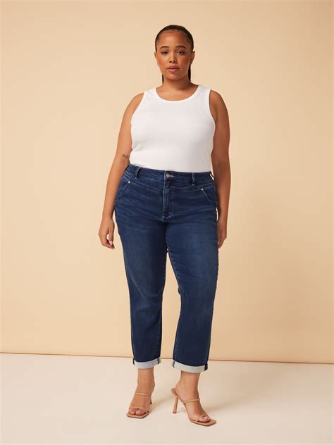 Curve Amaze Yoke Front Babefriend Jean Just Jeans Online