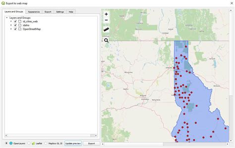 How To Make A Web Map With Qgis Using The Qgis2web Plugin