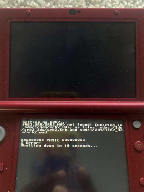 Errdisp Error When I Boot Up My 3ds I Already Deleted Wifi Through Lr