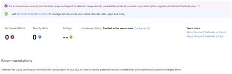 Defender For Databases Partially Enable Microsoft Qanda