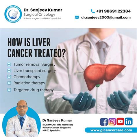 Dr Sanjeev Kumar On Linkedin Livercancer Oncology Surgicaloncology Cancer Cancertreatment…