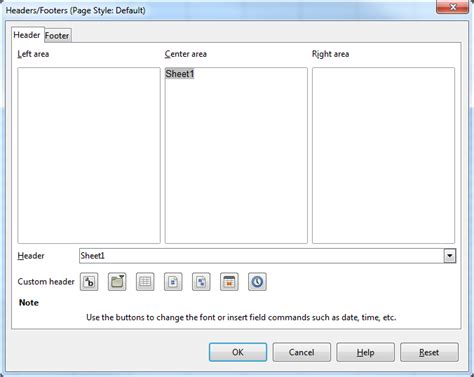 LibreOffice Calc Page Styles And Page Settings Ahuka Communications