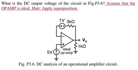 Solved What Is The DC Output Voltage Of The Circuit In Chegg Com