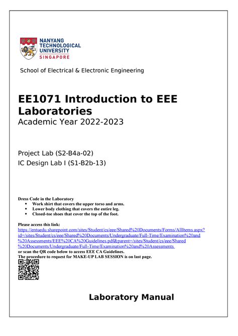 ee1071 lab manual school of electrical and electronic engineering