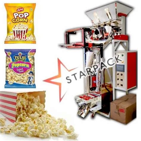 2 5KW Single Phase Popcorn Packing Machine 220v Ac Automation Grade