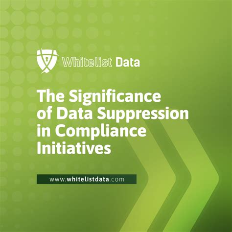 Learn About Data Suppression With Whitelist Data Whitelist Data