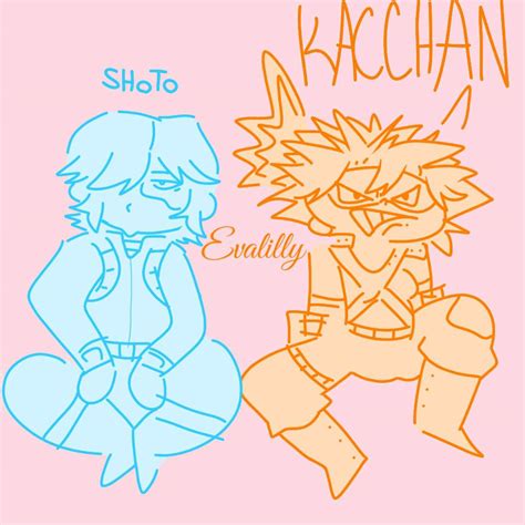Biblically Accurate Shoto And Bakubro My Hero Academia Amino