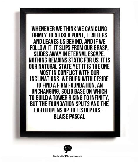 Pensees Blaise Pascal Quotes Quotesgram