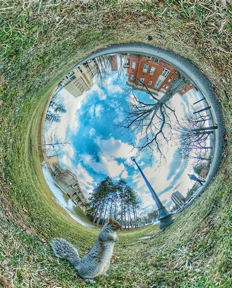 Tiny Planet Shot On A 360 Camera Not Edited Rpics