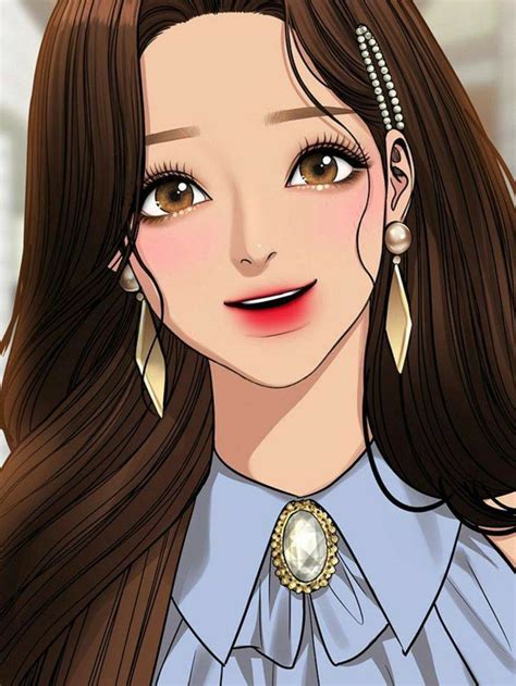 Korean Makeup Look Girl Cartoon Characters Bullet Journal Aesthetic Gorgeous Art Girls