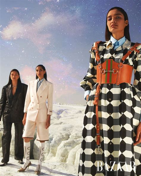 Madhu Akula For Harpers Bazaar India X Gucci Fashion Editorial Fashion Fashion Stylist