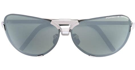 Porsche Design Aviator Sunglasses In Black For Men Lyst