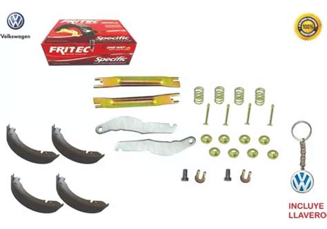 Balatas Traseras Kit Herrajes Separadores Anclas Vocho Cuotas Sin Inter S