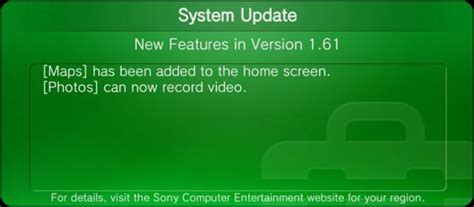 Ps Vita Firmware Update 161 Now Live
