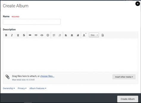 Disallow Attachments On Gallery Descriptions Invision Community Suite
