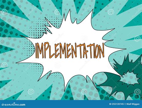 Conceptual Display Implementationthe Process Of Making Something Active