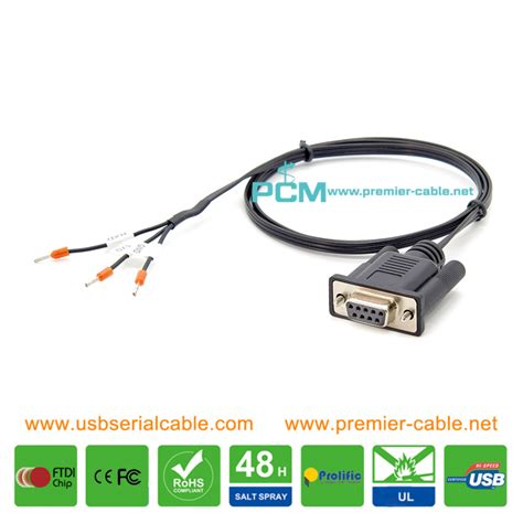 Db9 Rs232 Rs422 To Open End Control Cable Pcm