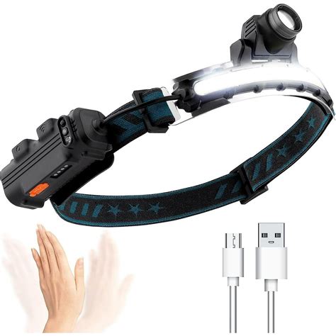 Linterna Frontal Led Linterna Frontal Recargable Usb Linterna Frontal