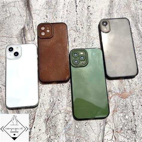 Jual Clear Camera Bump Case For Iphone Se Plus X Xs Xr Pro Max Casing Simple Cool