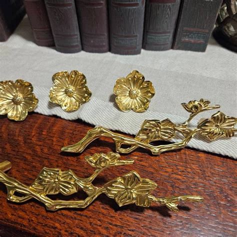 Satin Brass Cabinet Pulls Handles Knobs Modern Drawer Pull Handles