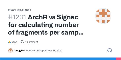 ArchR Vs Signac For Calculating Number Of Fragments Per Sample NFrags