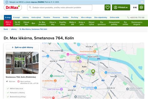 Drmax Lékárna Kolín Iv • Firmycz