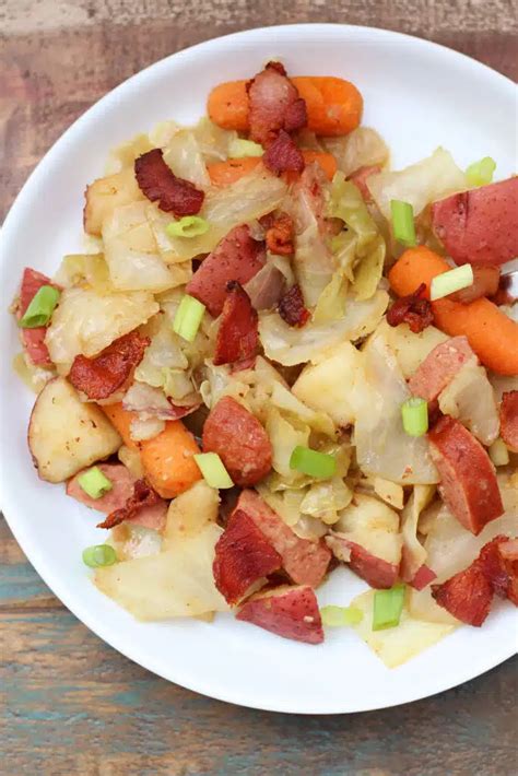 Cabbage Potatoes And Sausage 365 Days Of Slow Cooking And Pressure
