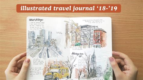 Illustrated Travel Journal 18 19 🌎 Abbey Sy Youtube