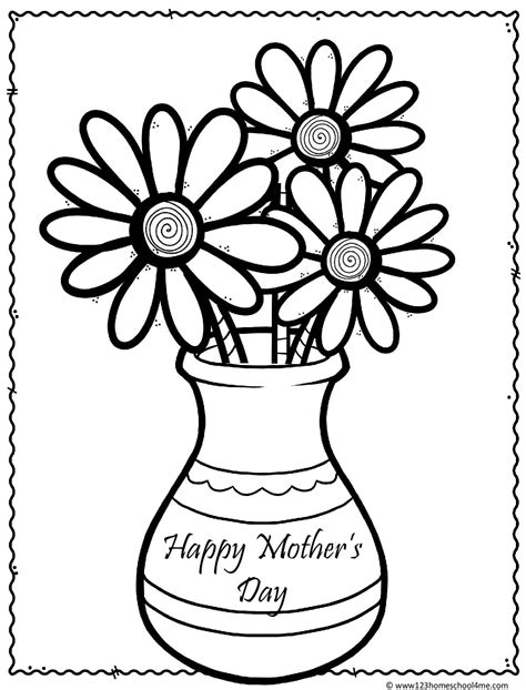 🖍 Free Printable Mothers Day Coloring Pages