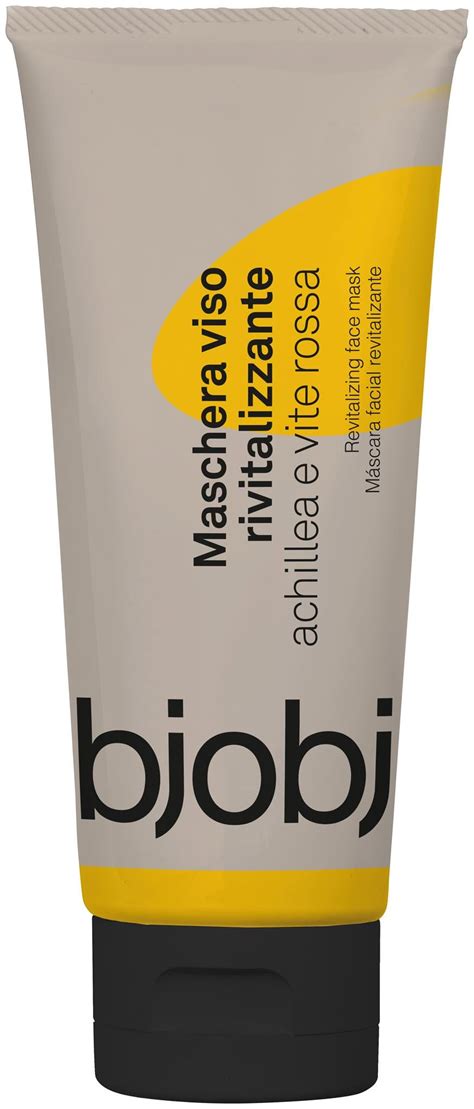 Maschera viso rivitalizzante achillea e vite rossa BJOBJ Agricoltura biologica NaturaSì