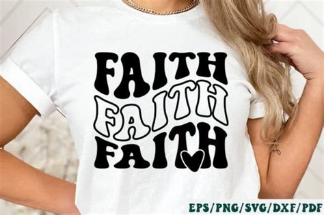 Faith Retro Svg Graphic By Designer302 · Creative Fabrica