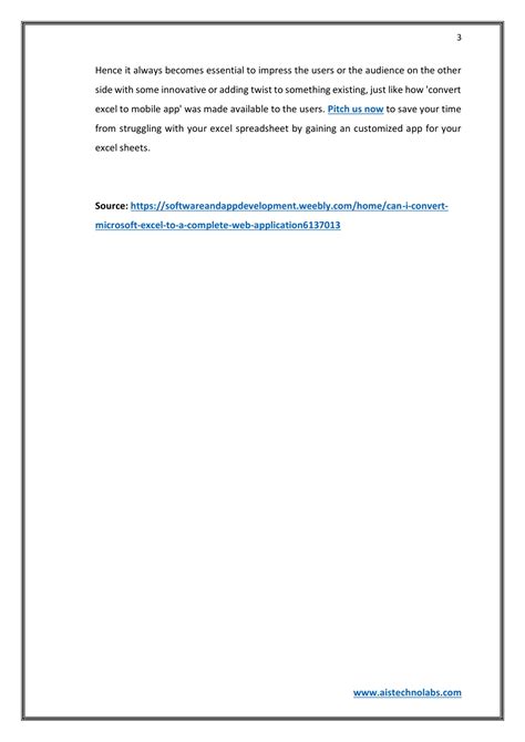 Ppt Can I Convert Microsoft Excel To A Complete Web Application